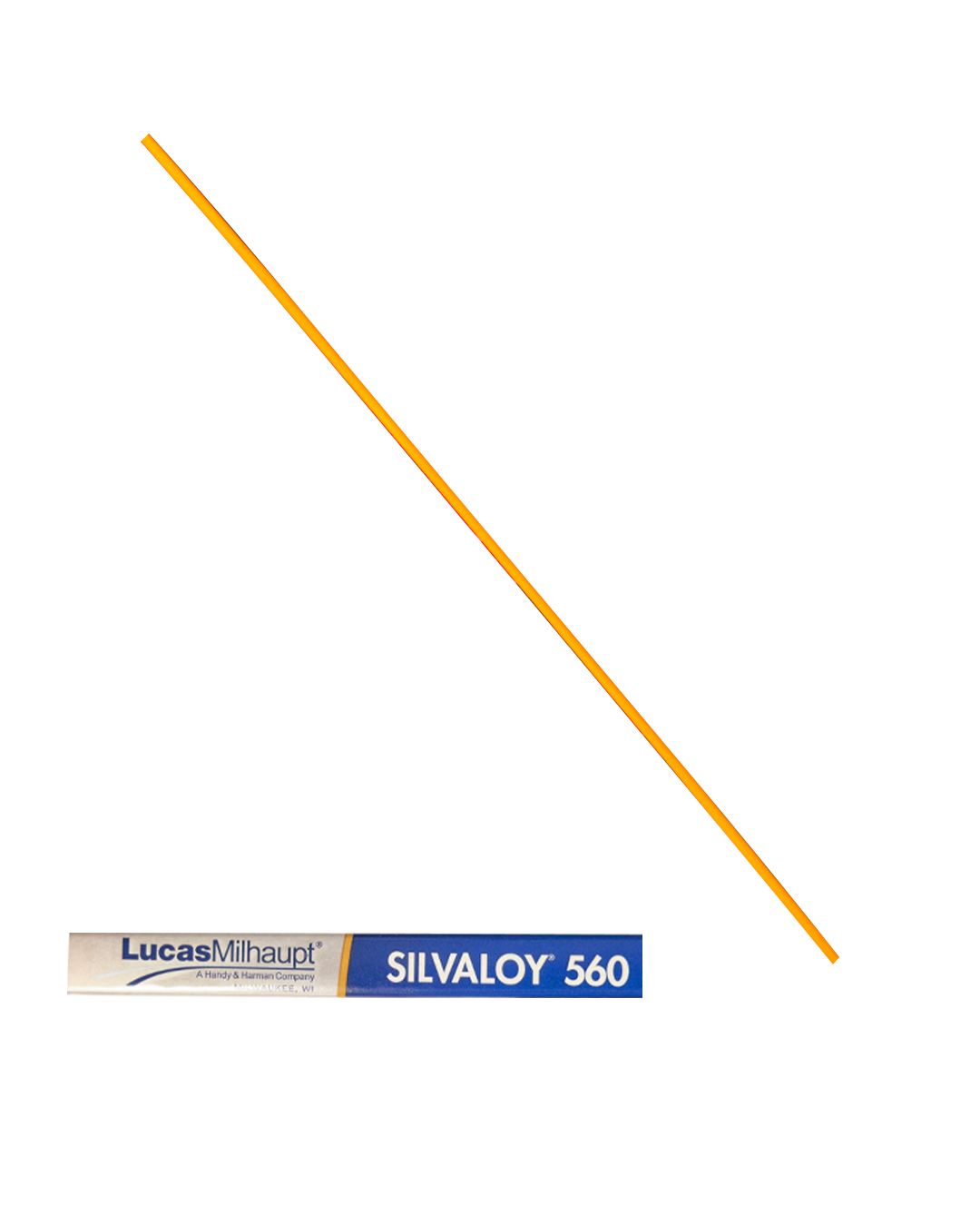 SILVALOY 560 FLUX COATED 1 Single Rod (Orange) – WeldTube