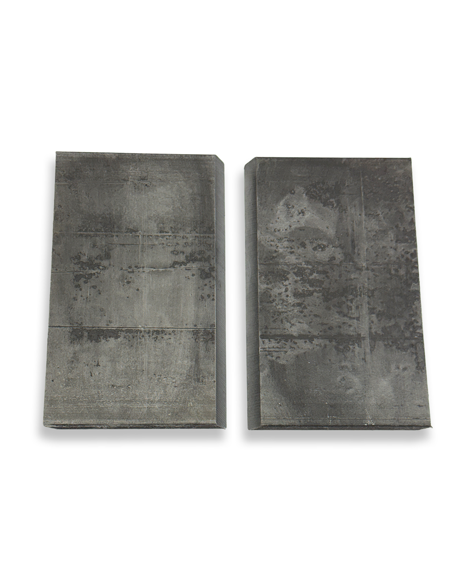1/2" Carbon Steel Plate Coupon Set, Beveled Both Ends – WeldTube