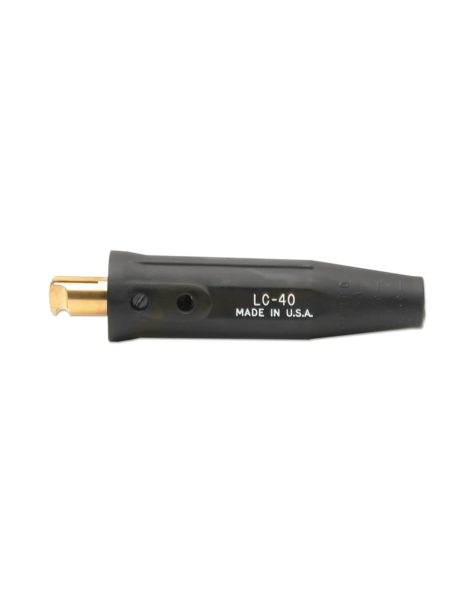 LENCO LC-40 Single MALE Connector, Black – WeldTube