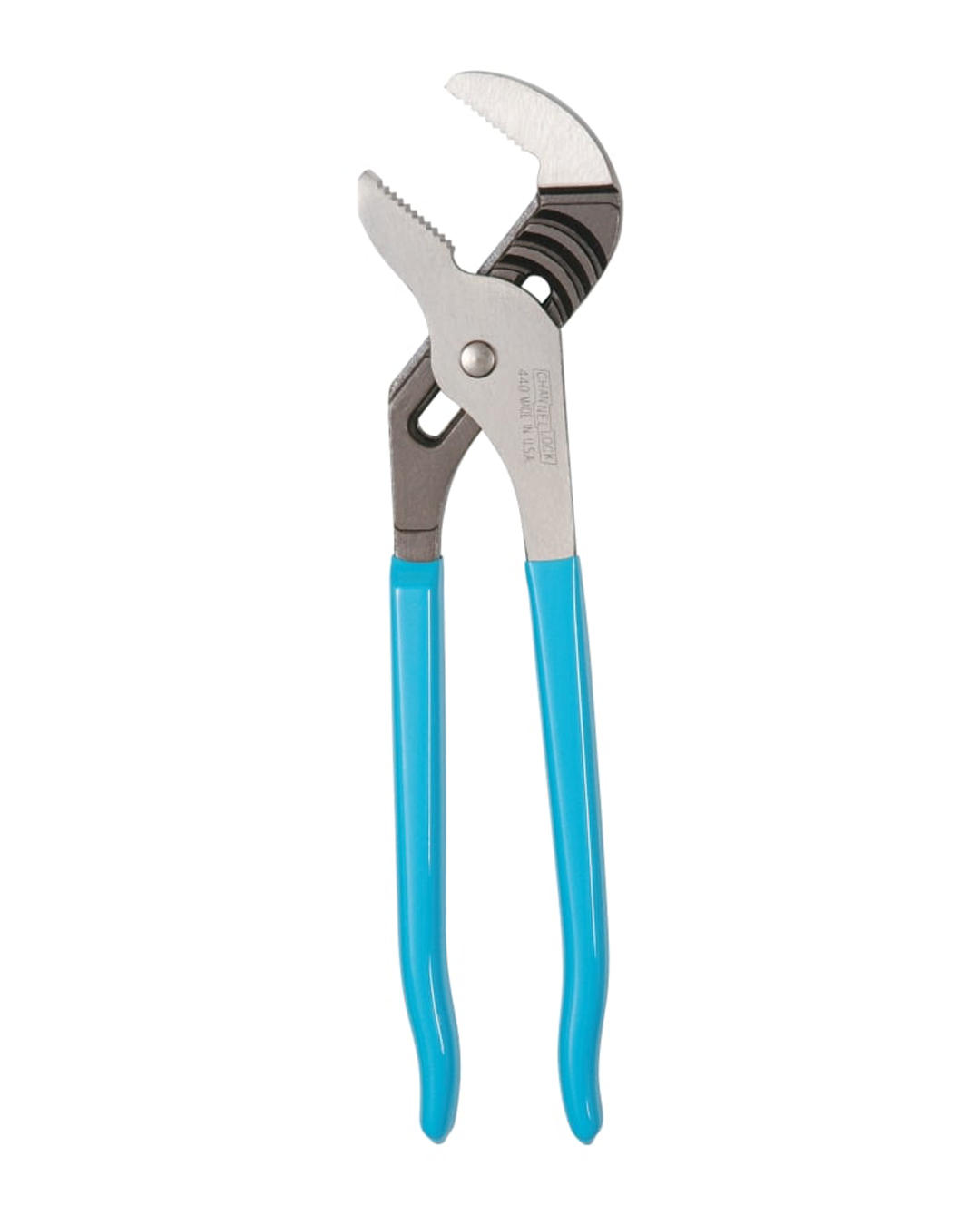 CHANNELLOCK 12 Inch Straight Jaw Tongue & Groove Pliers, 7 Adjustments ...