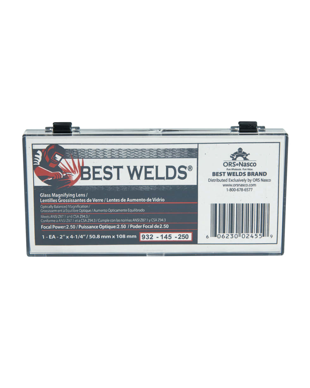 Jackson Welding Lens Jackson Safety Magnifier Plate 16052 Cosmetic Lenses