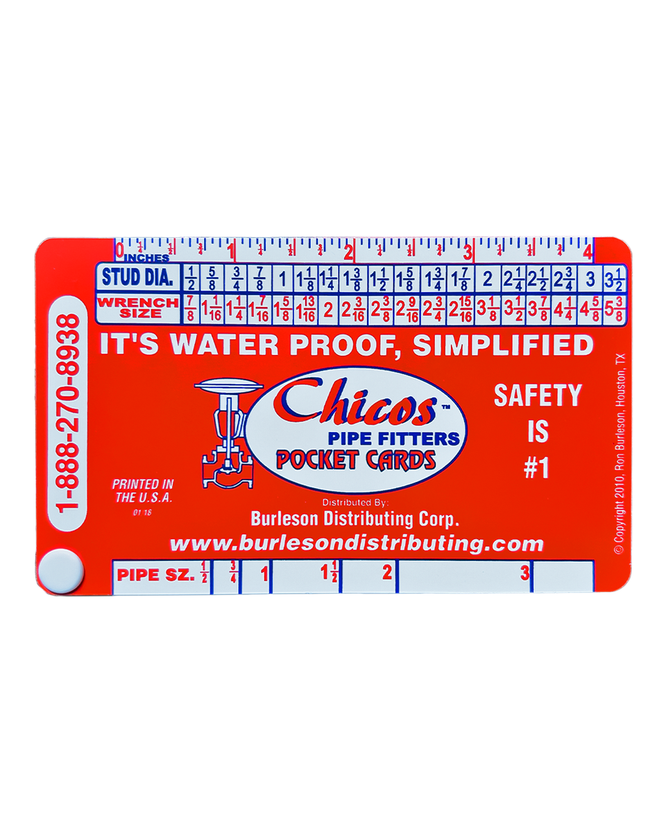 CHICO'S Pipefitters Pocket Cards – WeldTube